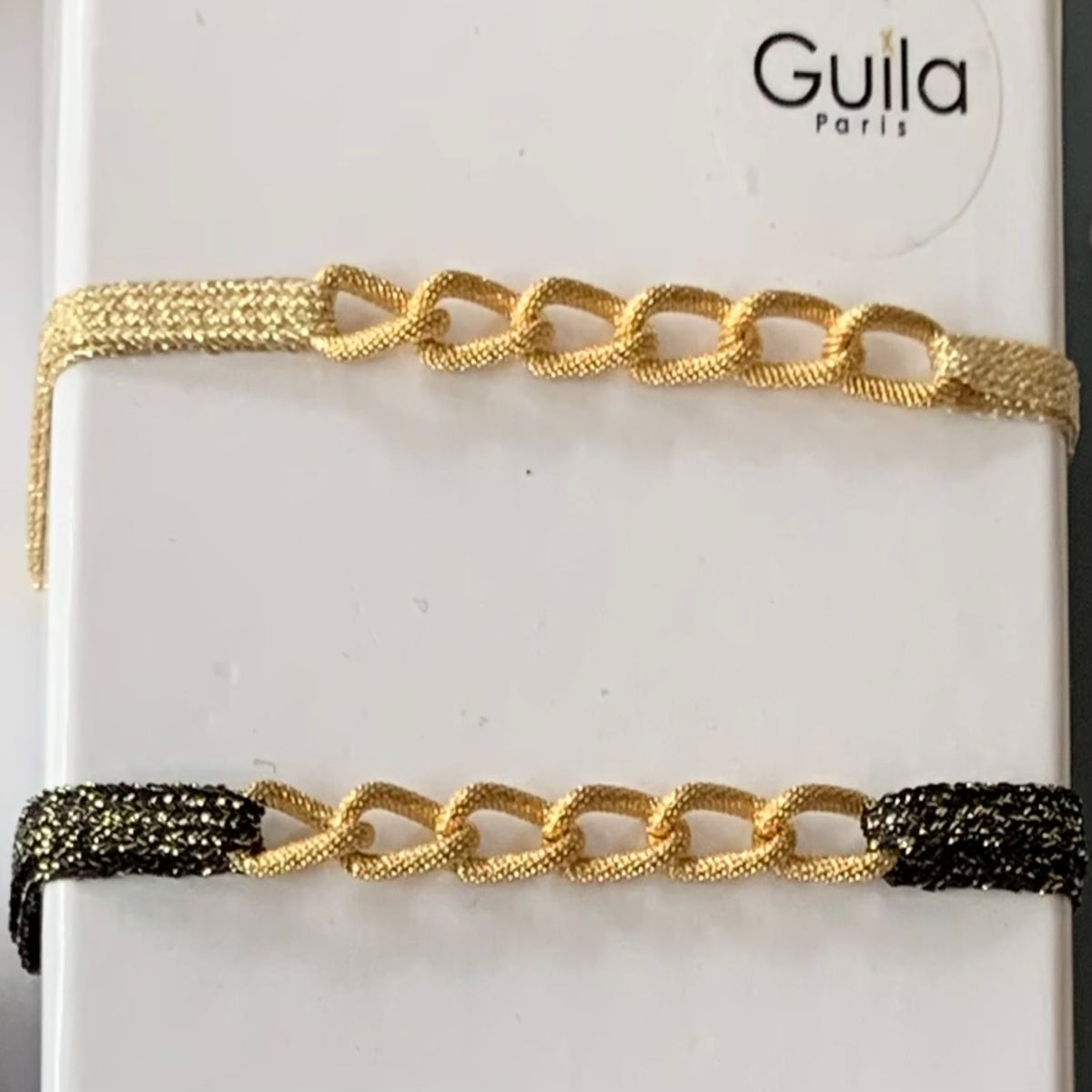 Bracelet original plaqué or – Guila Paris